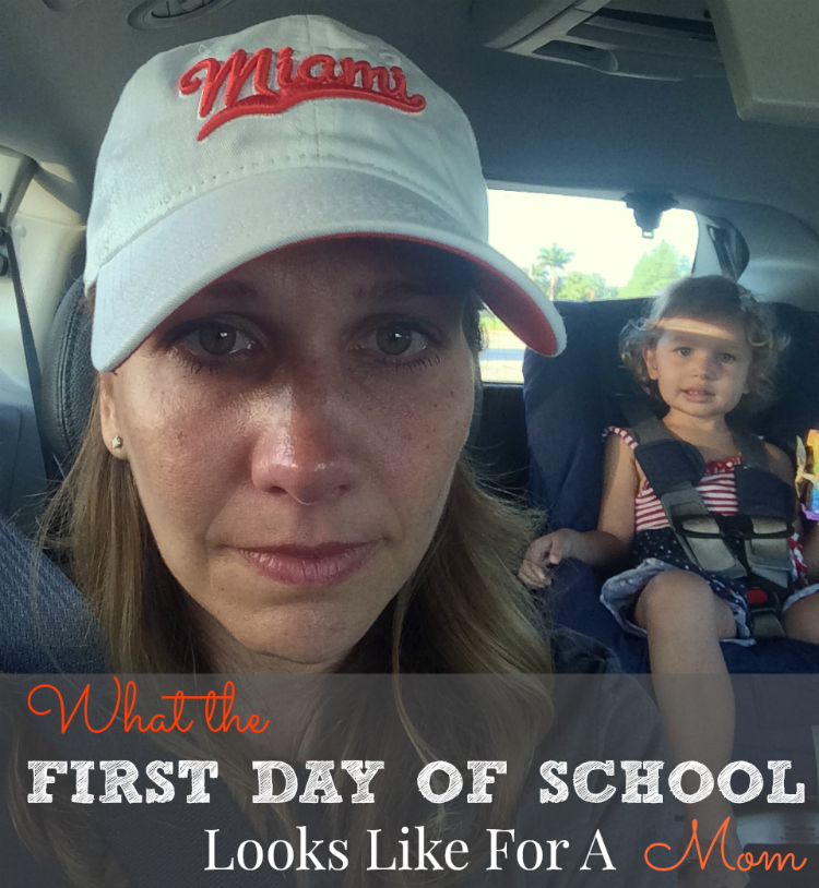 What The First Day of School Looks Like For a Mom