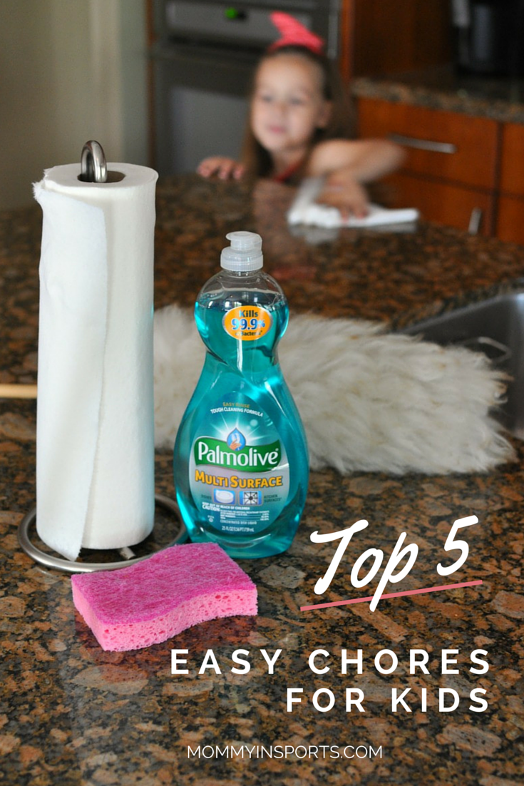 Top 5 Easy Chores For Kids - mommy in SPORTS