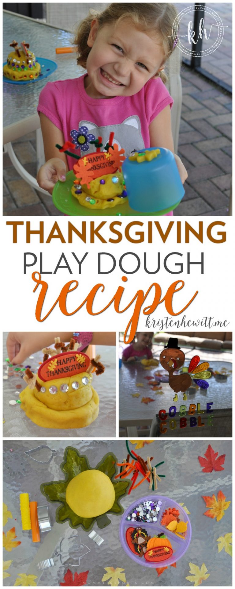Thanksgiving Play Dough Recipe - Kristen Hewitt