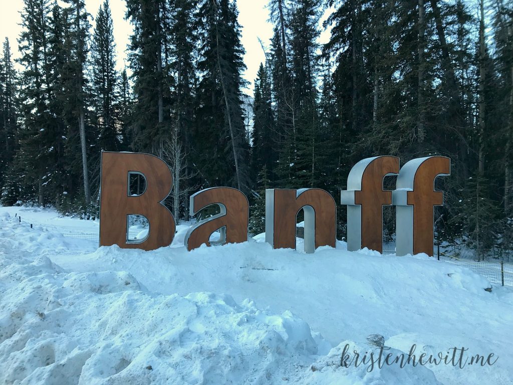Banff Sign - Kristen Hewitt